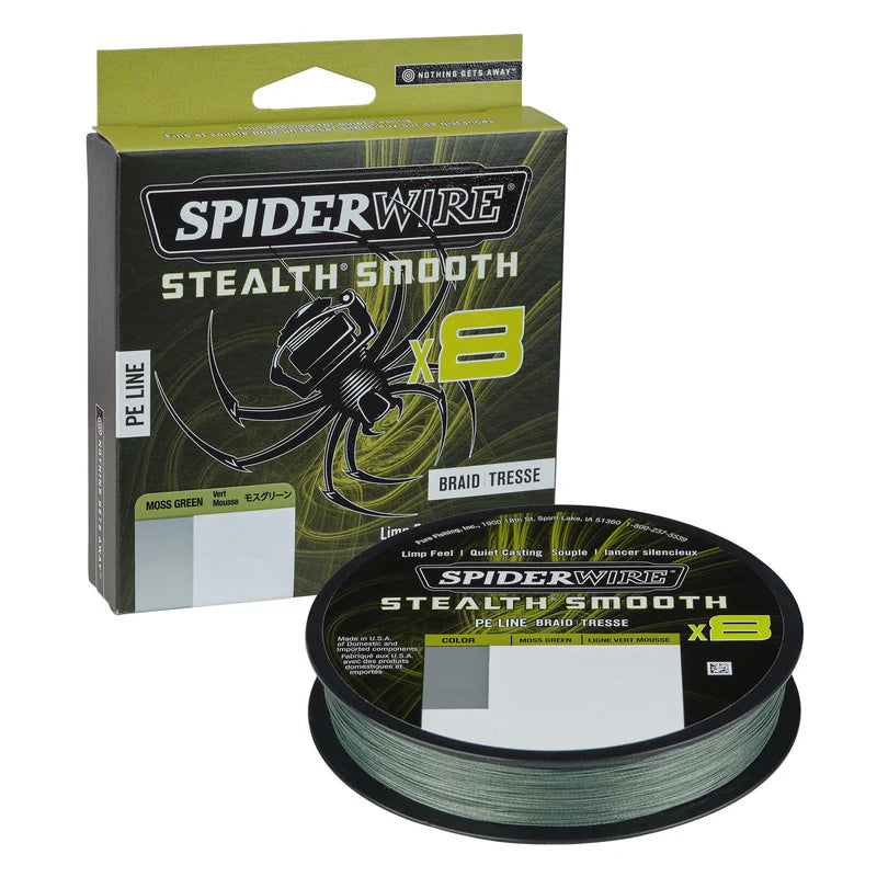 Spiderwire Stealth Smooth Braid 150m Spool – Fishing Tackle Ireland