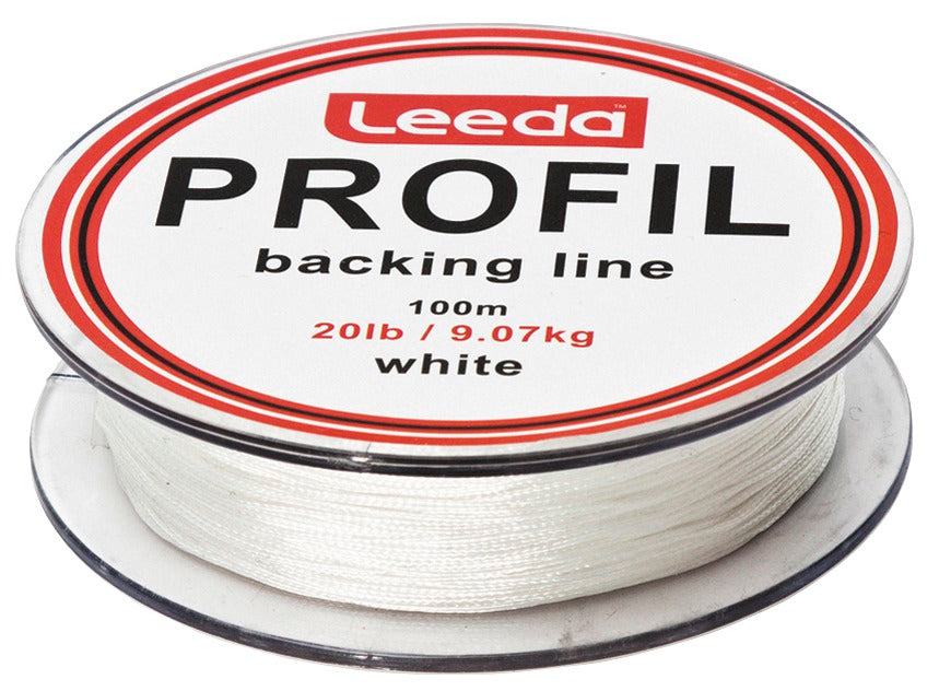 Leeda Profil Backing Line 20Lb White – Fishing Tackle Ireland