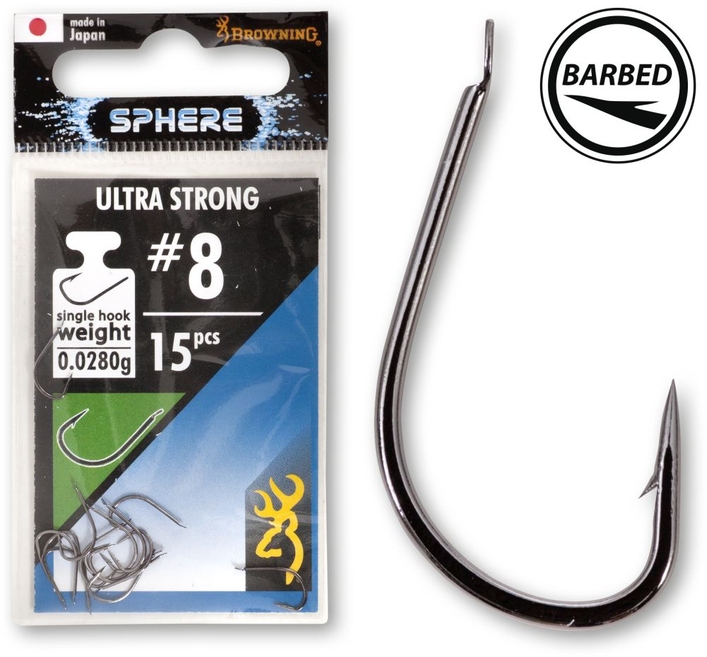 Browning Sphere Ultra Strong Hooks – Fishing Tackle Ireland