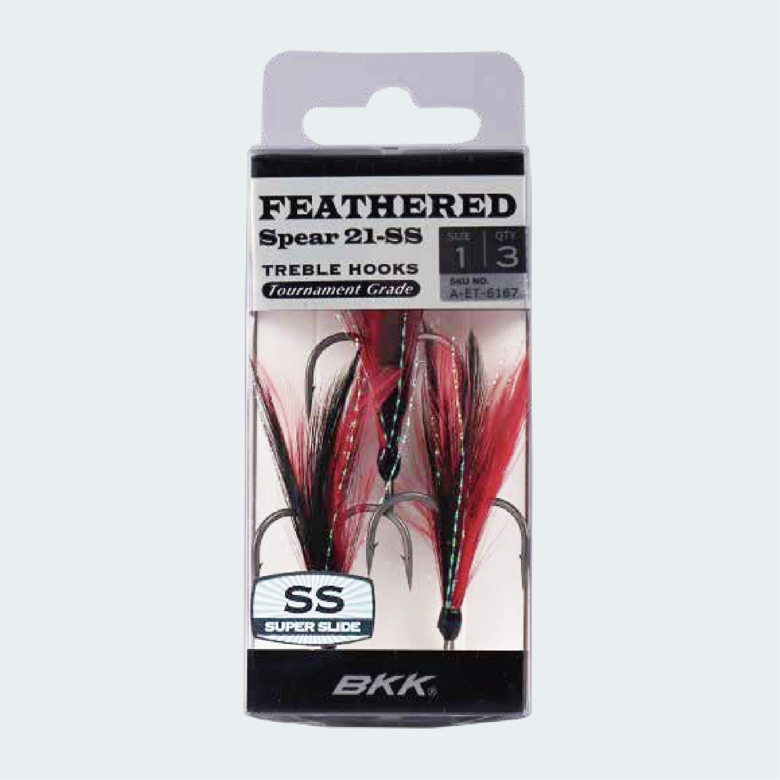 BKK Feathered Spear Hooks – Fishing Tackle Ireland